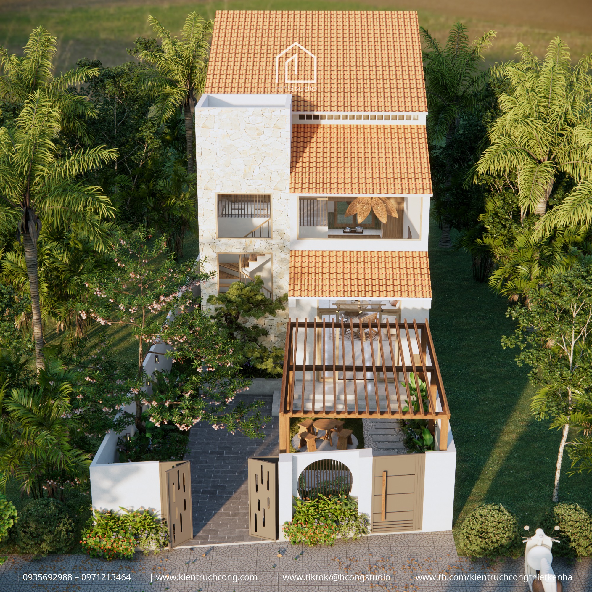 🌿 THIÊN AN HOUSE – NHÀ PHỐ 2 TẦNG NGẬP NẮNG TẠI NHA TRANG - kientruchcong